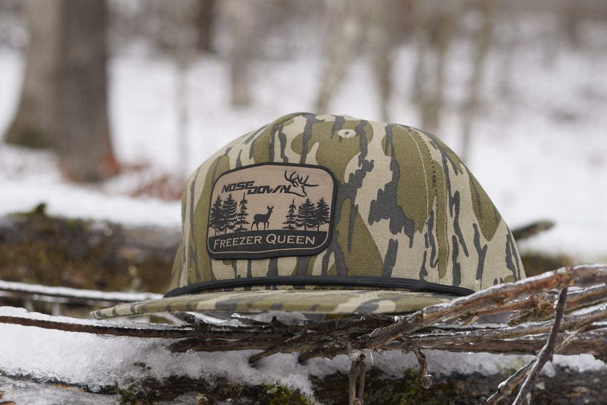 Rope Style Freezer Queen Hat – Nose Down Deer Scents