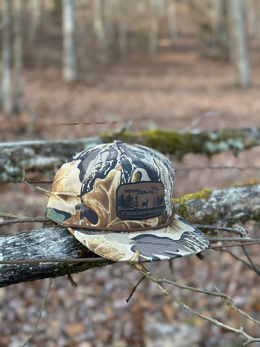 Rope Style Freezer Queen Hat – Nose Down Deer Scents